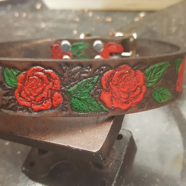 Rose Collar - Etsy