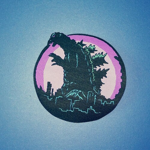 Godzilla King of the Monsters Japanese Kaiju Iron-on Patch - Etsy