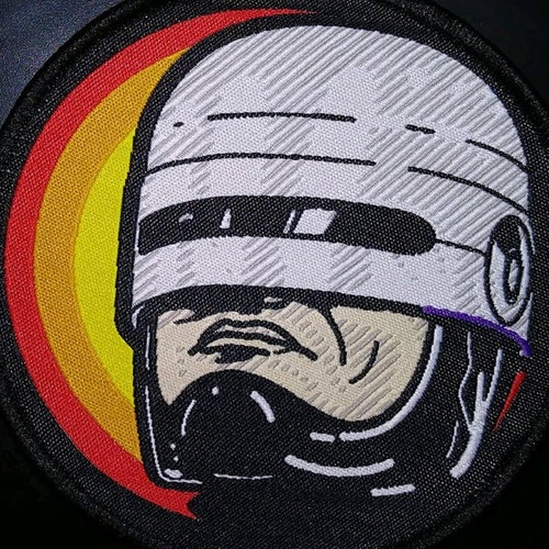 PATCH Robocop woven Iron-on Horror Sci-fi Movie - Etsy