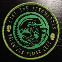 Alien Xenomorph Embroidered Iron on Patch - Etsy