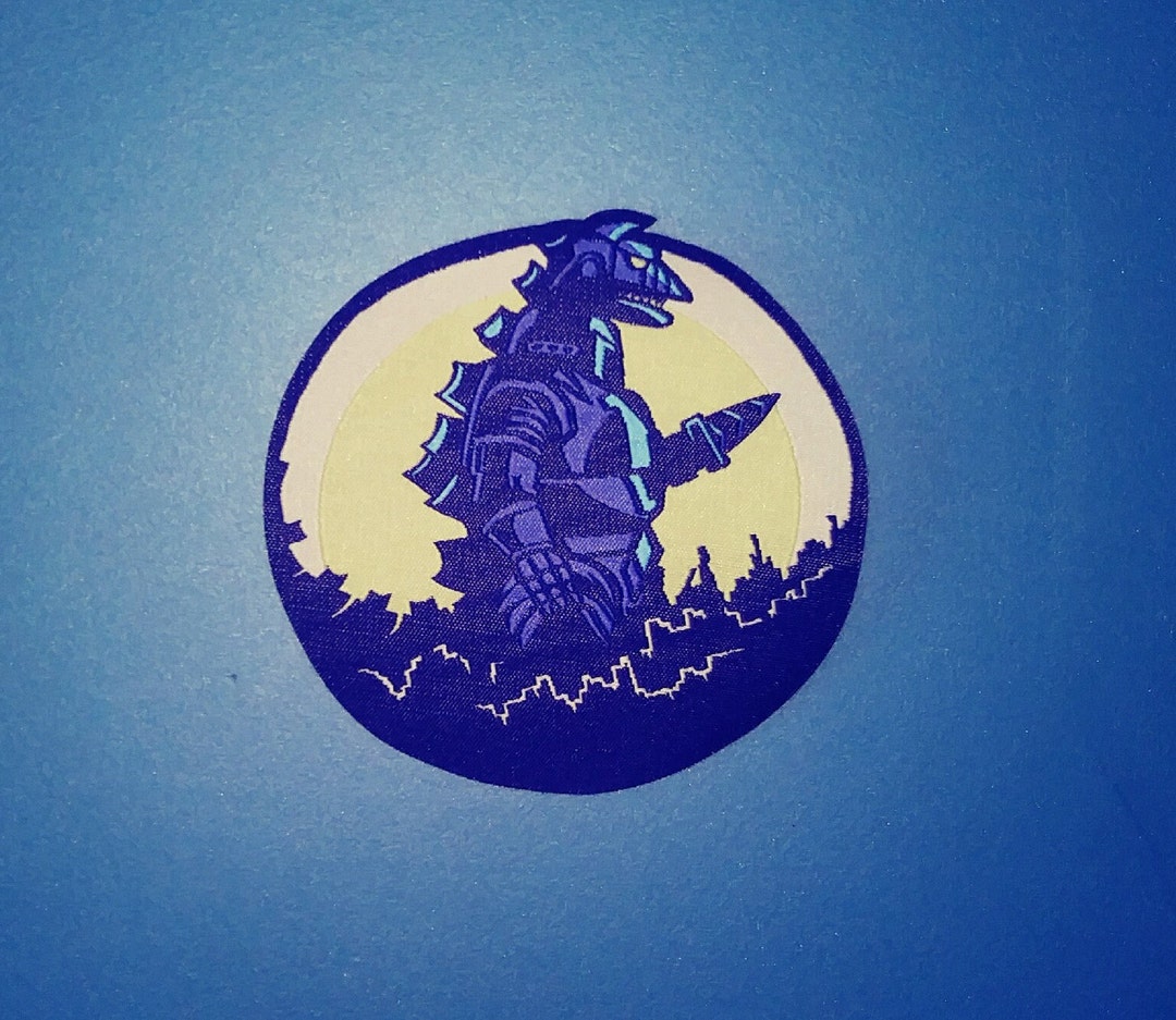Mechagodzilla PATCH Godzilla, Gojira, Kaiju Movie Monster Woven Iron-on ...