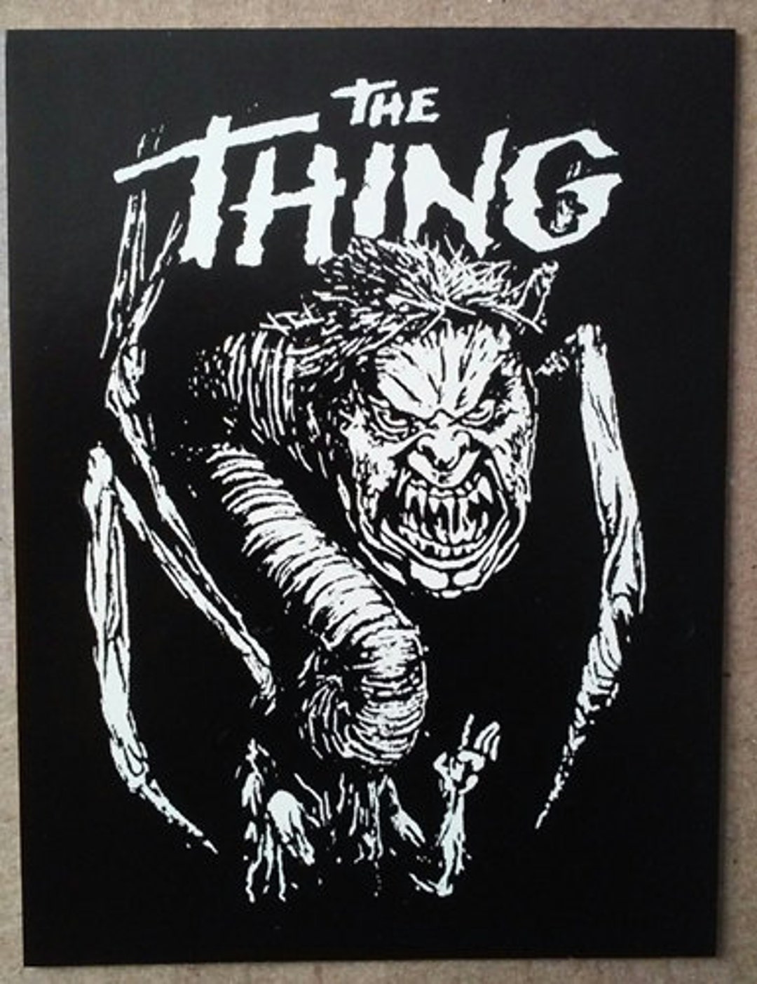 The Thing STICKER Vinyl HORROR / Sci-fi John Carpenter Kurt Russell ...