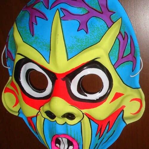 Vintage Topstone the Incredible Melting Man Halloween Mask | Etsy