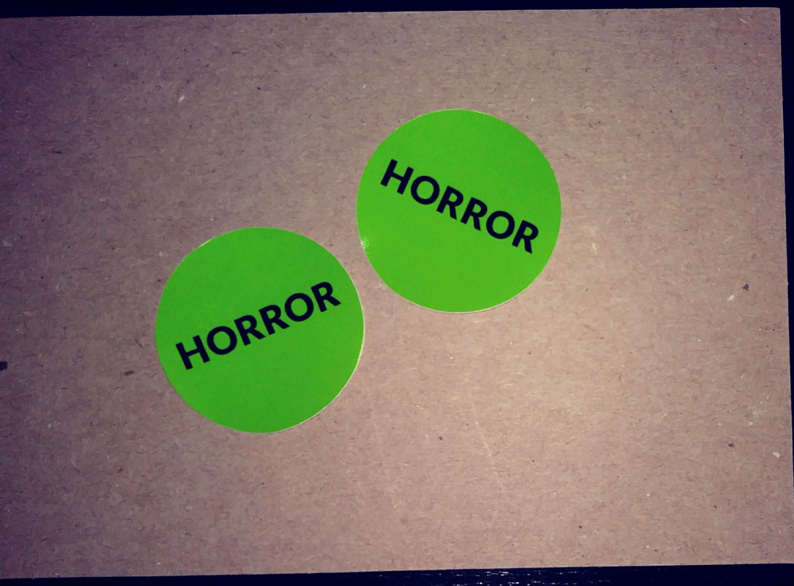 STICKERS Horror Section Set of Two VHS 80s Video | Etsy
