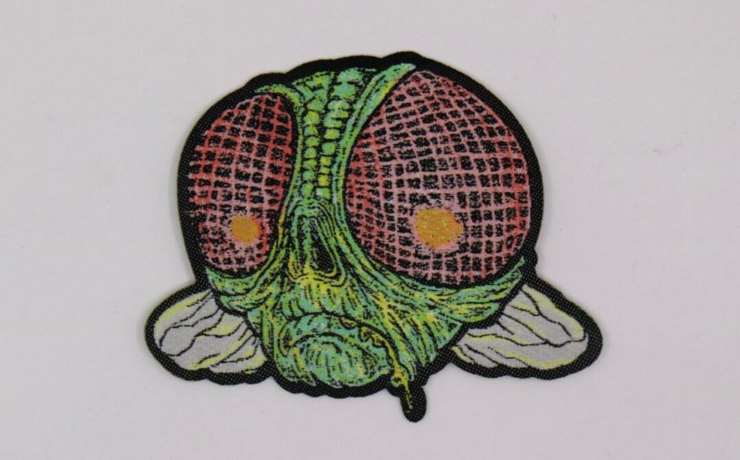 PATCH - Dead FLY - HORROR, Monster, Zombie, Creepy - Woven / Die Cut ...