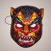 GOBLINHAUS Masks “fleabag” - Vintage Style Plastic Halloween Mask/ben ...