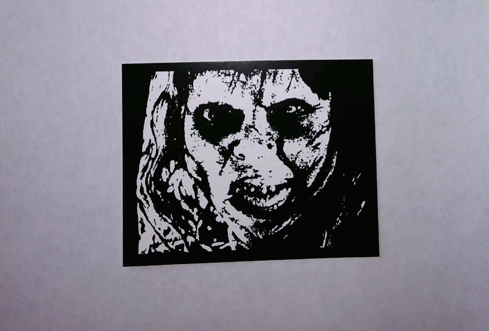 STICKER - Exorcist / Regan - Vinyl HORROR Movie Decal 3x4 Weatherproof ...