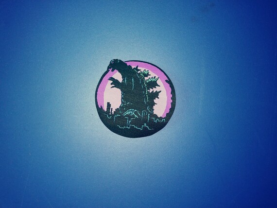 GODZILLA PATCH Gojira Kaiju Movie Monster Woven Iron-on - Etsy