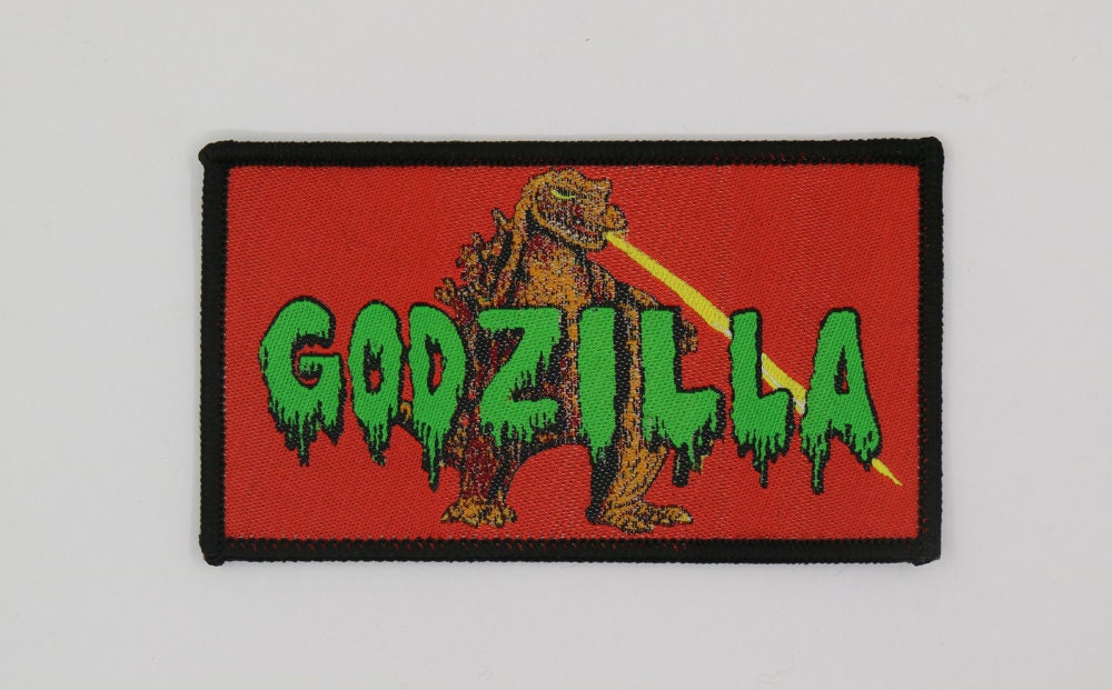 PATCH GODZILLA Gojira Kaiju Movie Monster Woven Iron-on | Etsy