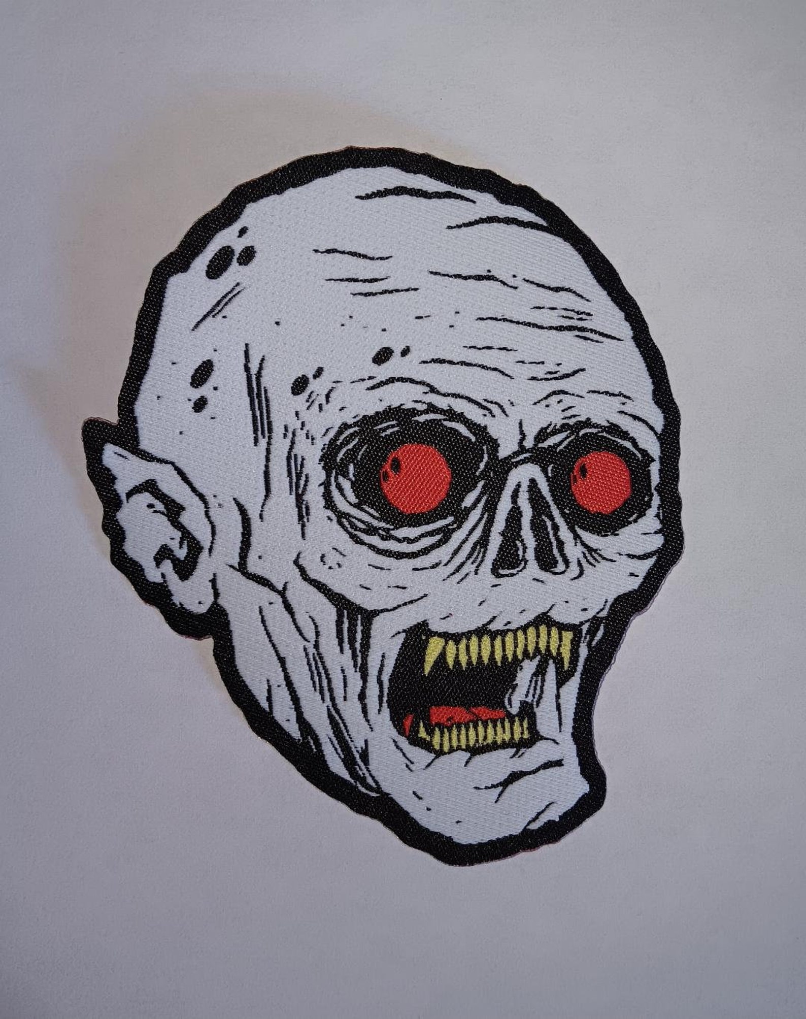 PATCH - Old Creep Vampire - HORROR / Monster / Halloween Woven Patch ...
