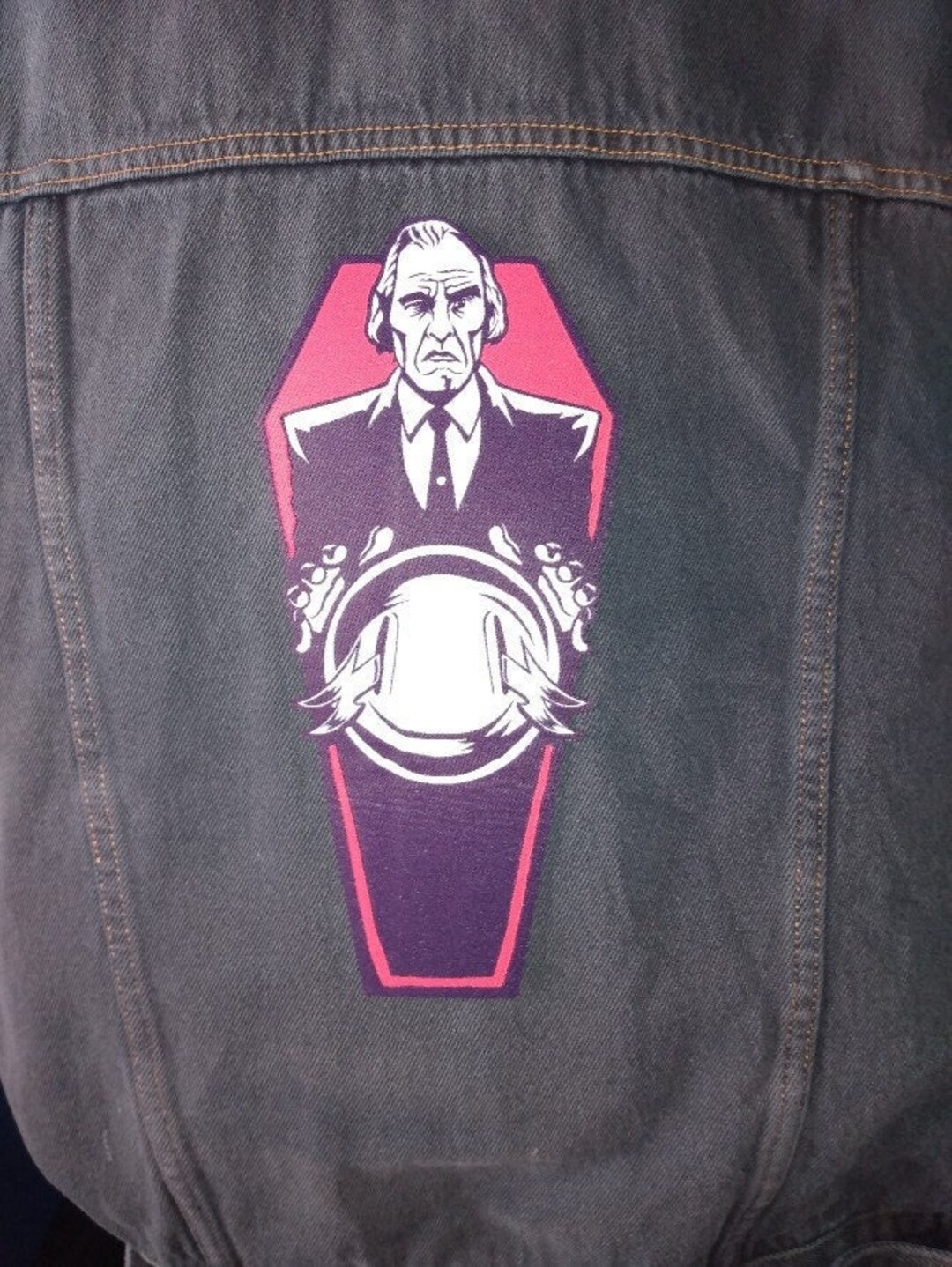 GIANT PATCH - the Tall Man - 10 Inches Tall! - Woven Horror Patch ...