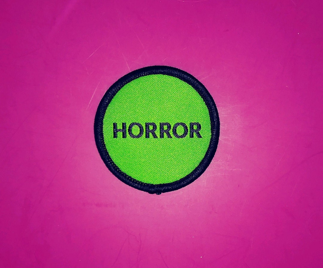 HORROR Section Woven PATCH Iron-on VHS 80s Video Store - Etsy