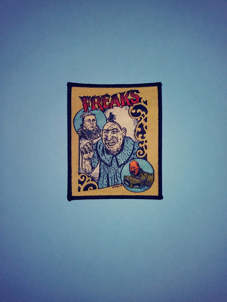 FREAKS Woven PATCH Cult HORROR Movie Tod Browning, 1930s Sideshow ...