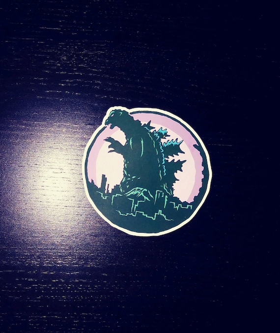 GODZILLA STICKER Gojira Kaiju Movie Monster King of the | Etsy