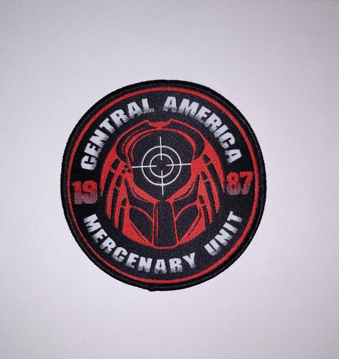 PATCH - Predator - Central America Mercenary Unit - Iron On, Woven ...