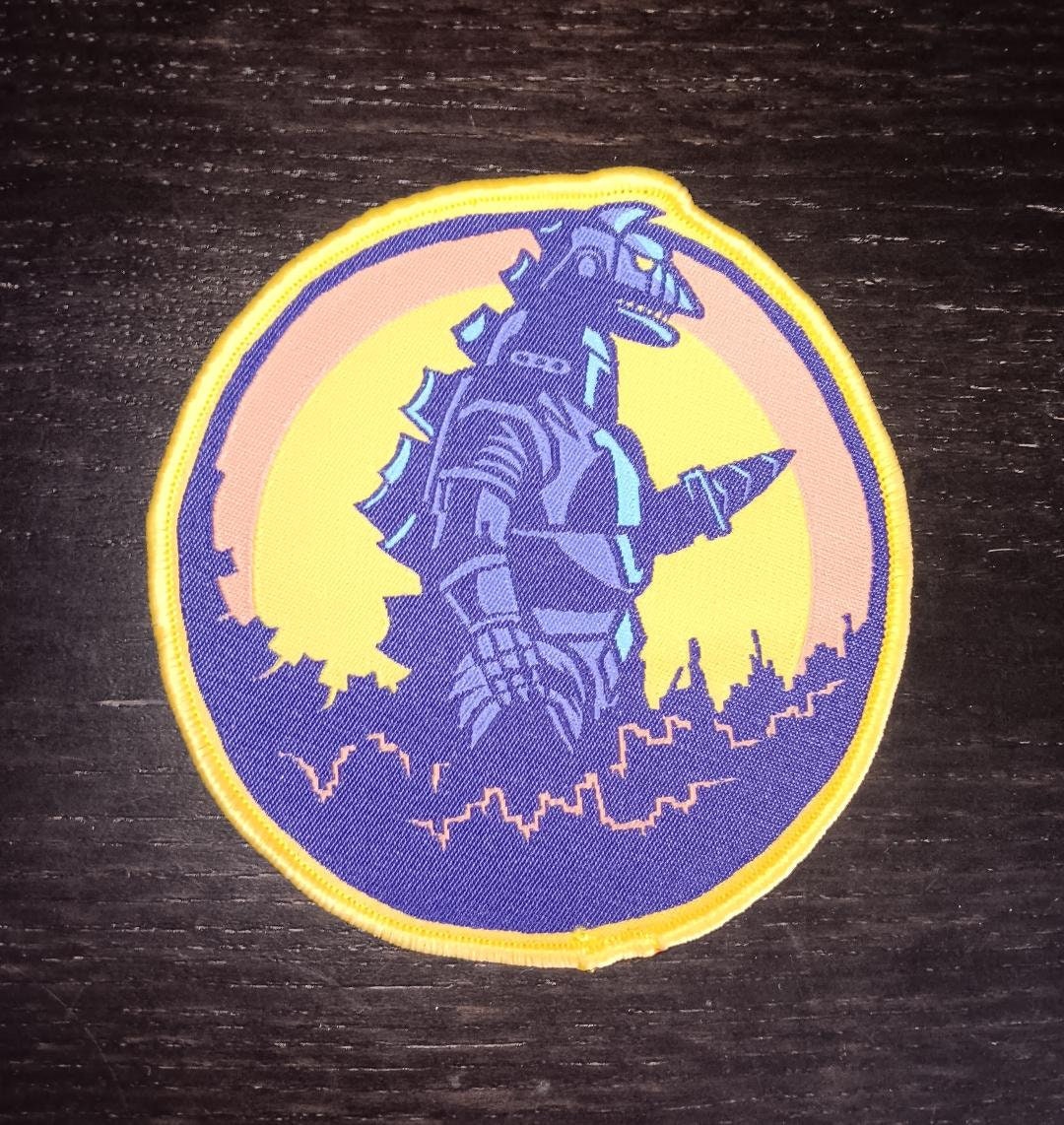 Mechagodzilla PATCH - Godzilla, Gojira, Kaiju Movie Monster - Woven ...