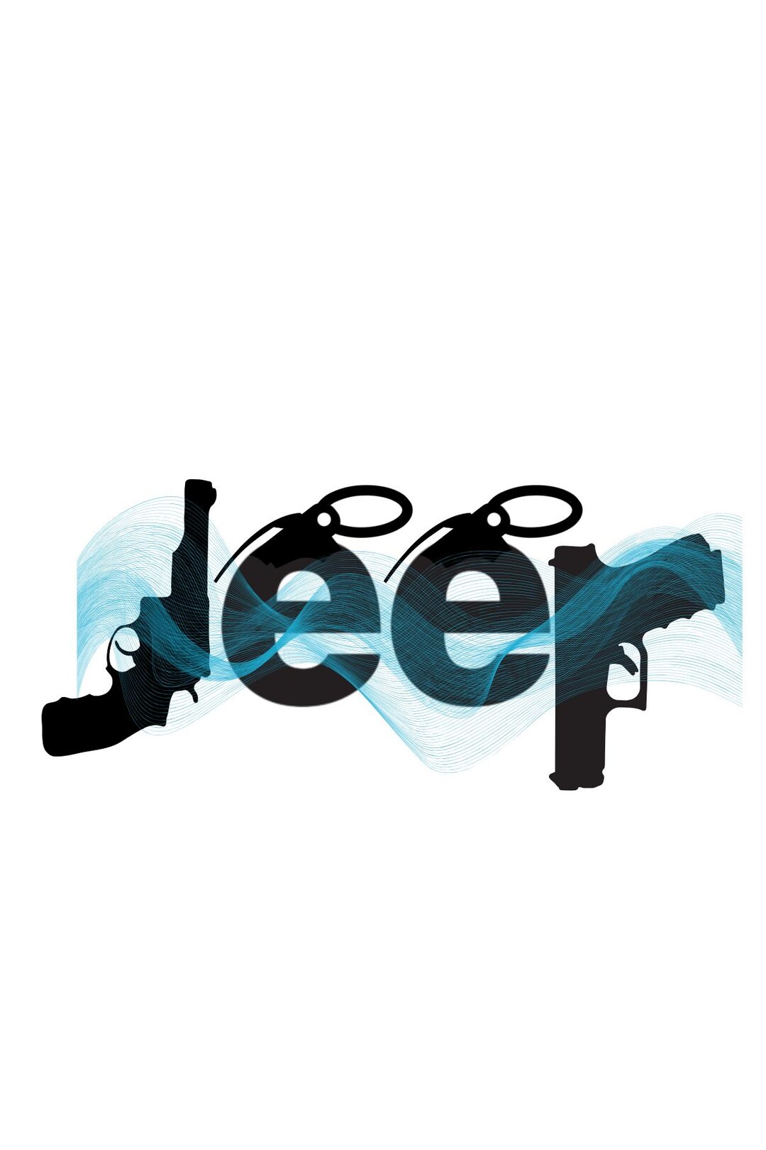 Jeep Logo With Guns and Grenades - Etsy
