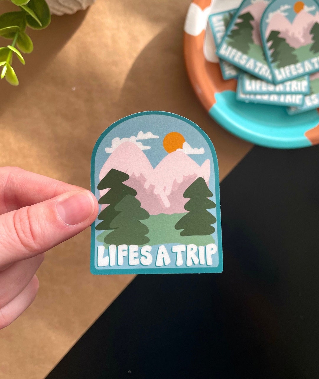 Life’s a Trip Sticker | Vinyl Laptop Sticker, Vinyl Water Bottle ...