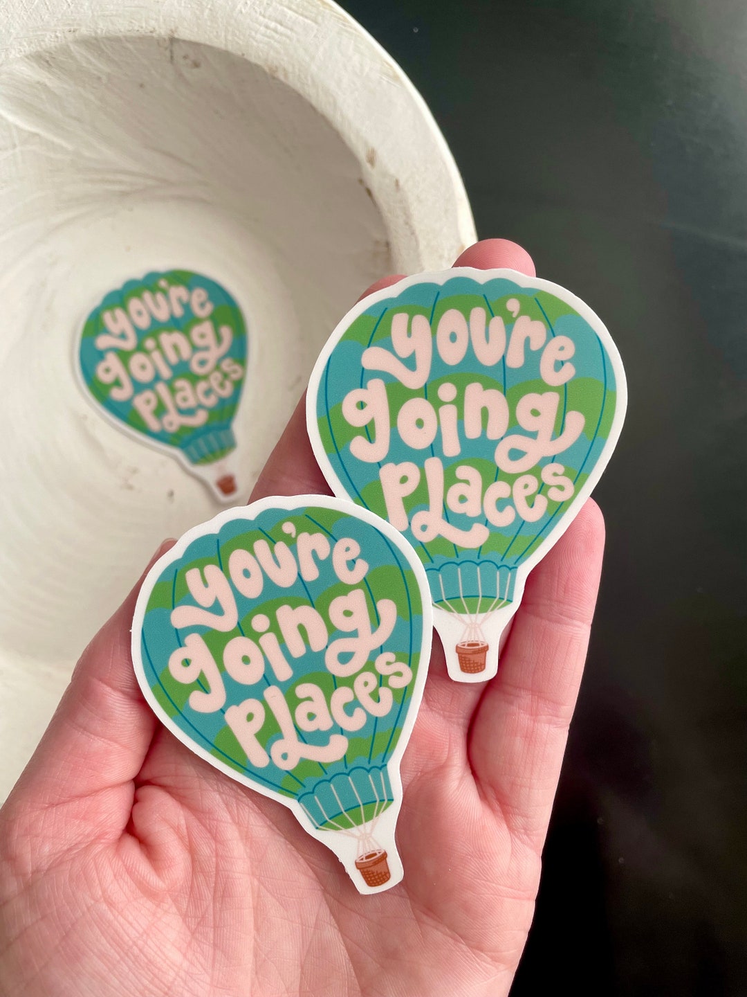 You’re Going Places Sticker | Vinyl Laptop Sticker, Vinyl Water Bottle ...