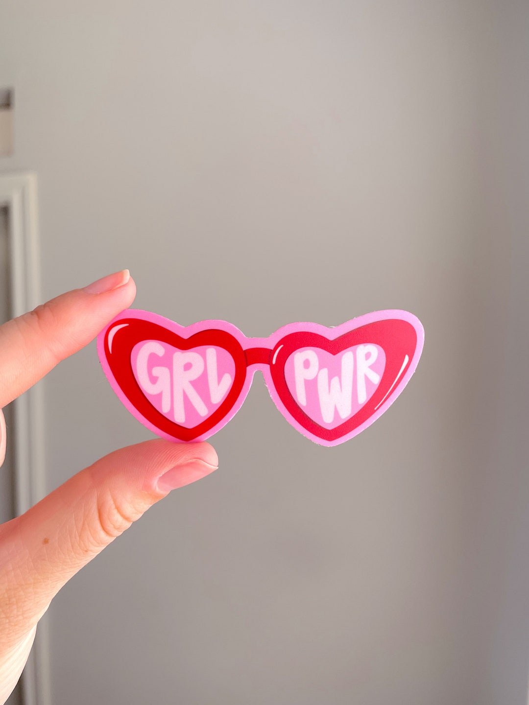 Girl Power Sticker Vinyl Laptop Sticker, Vinyl Water Bottle Sticker ...