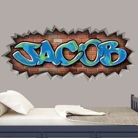 Customized Graffiti, Street Art Style Name, Customized Graffiti Poster ...