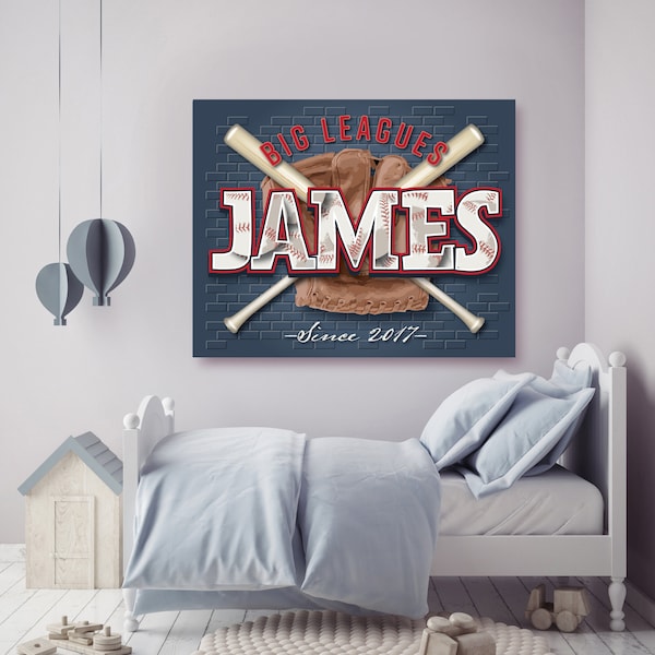 Baseball Decor for Boys Room - Etsy