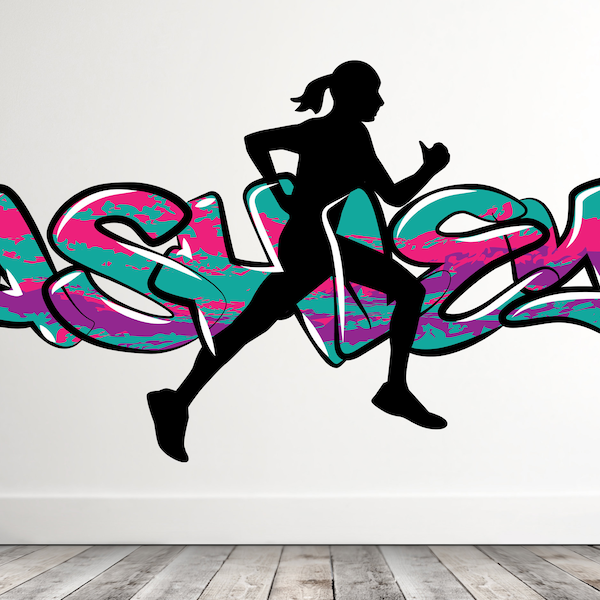 Running Decal - Etsy