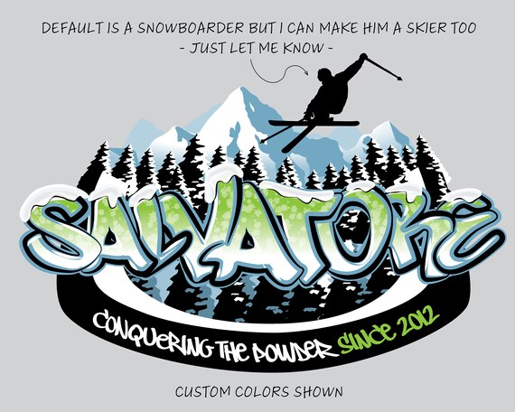 Snowboarding Graffiti