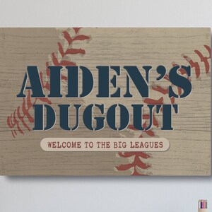 Baseball Dugout Kids Room Decor Baseball Mom Sports Decor Inspirational ...