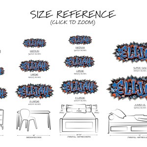 Graffiti Name Decal - Personalized Street Art Sticker - Cool Urban ...