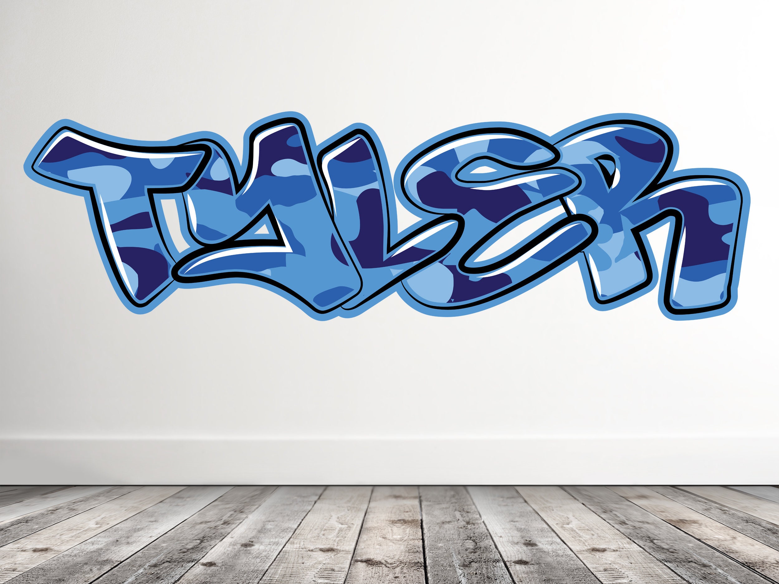 Name Camouflage Wall Decal Custom Army Navy Air Force Marines - Etsy