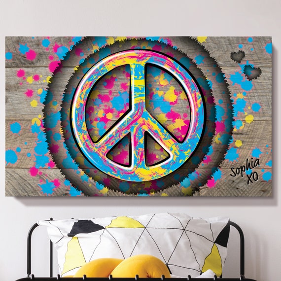 Love And Peace Sign Art