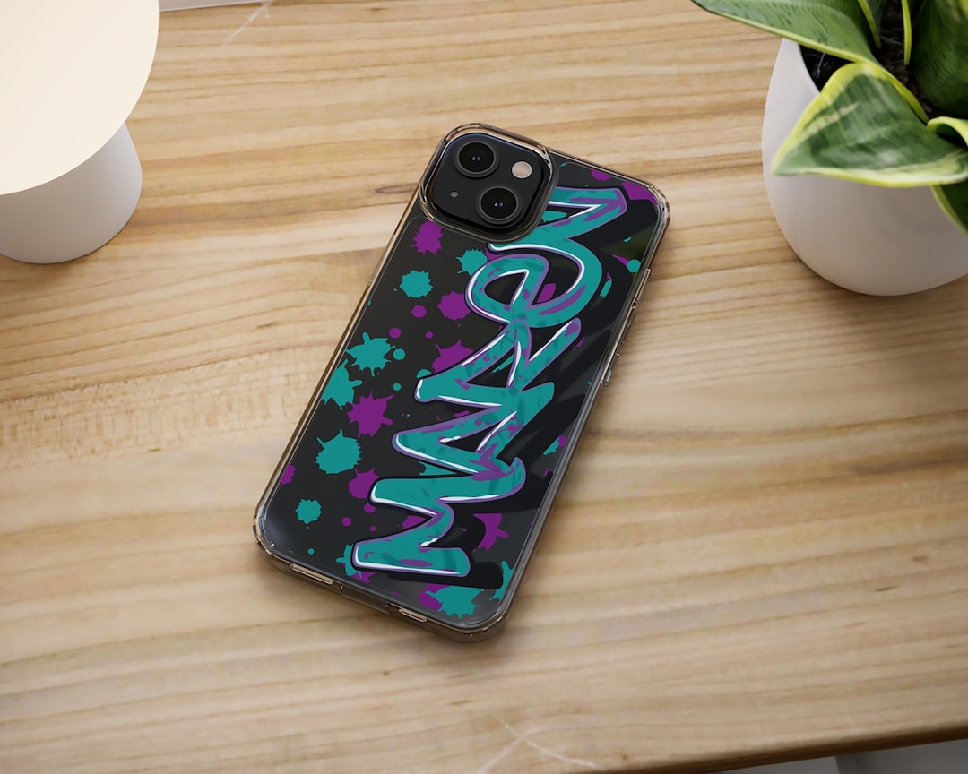 Personalized 3D Look Graffiti Name Phone Case - Custom Colors for ...