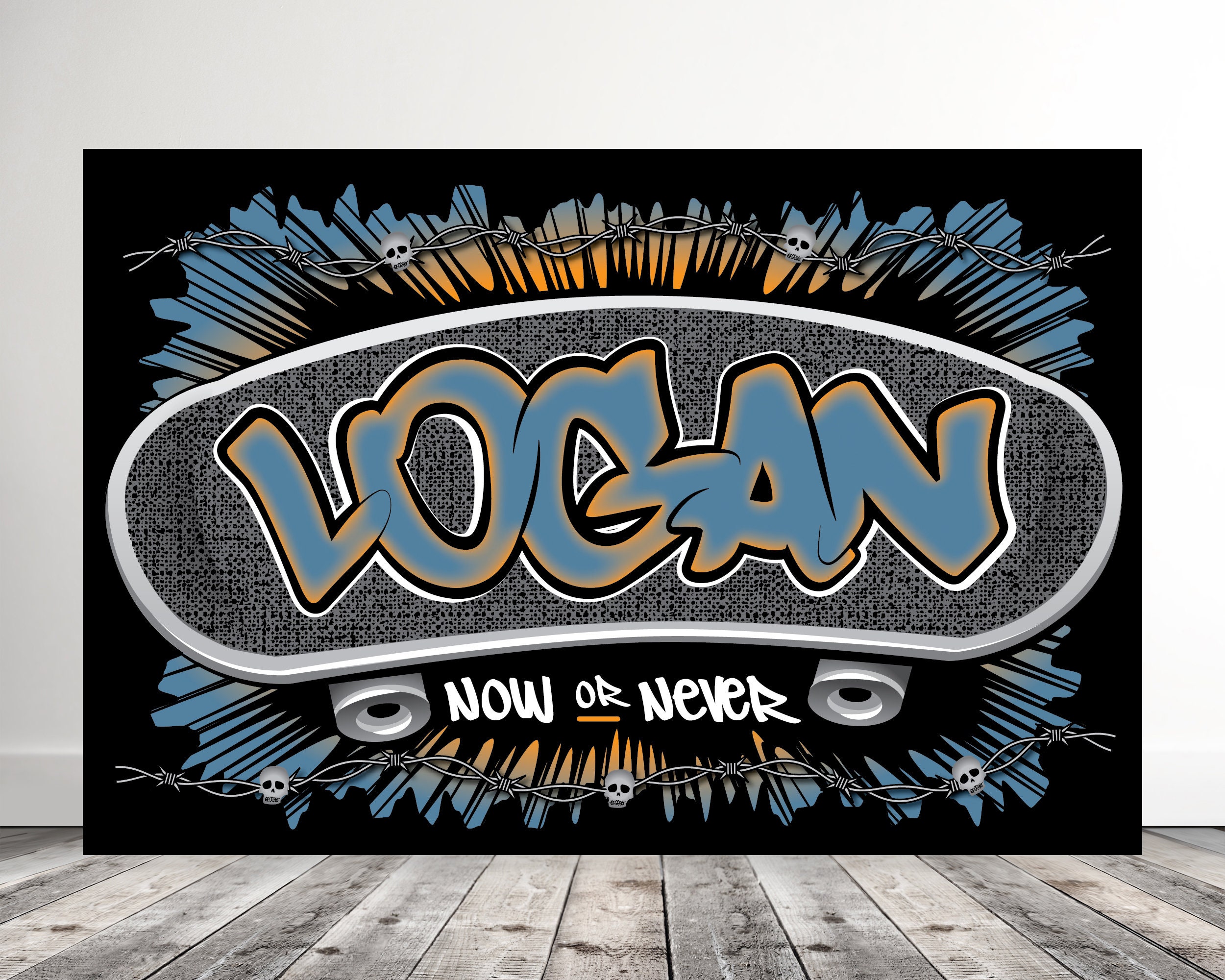 Graffiti Urban Street Skate Name Art Canvas Custom Graffiti | Etsy