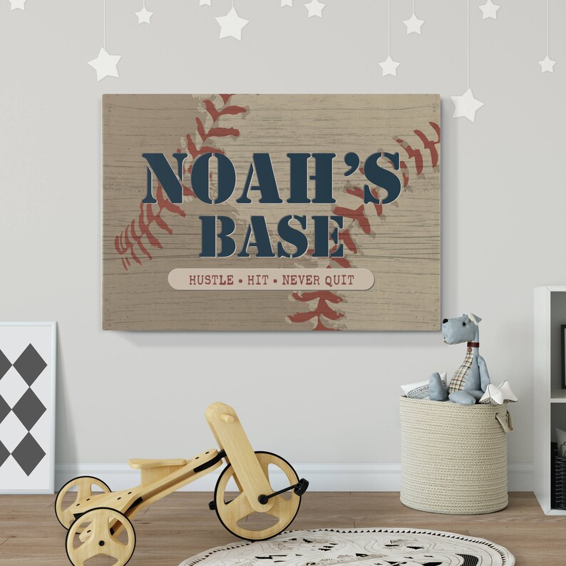 Baseball Dugout Kids Room Decor Baseball Mom Sports Decor - Etsy Italia