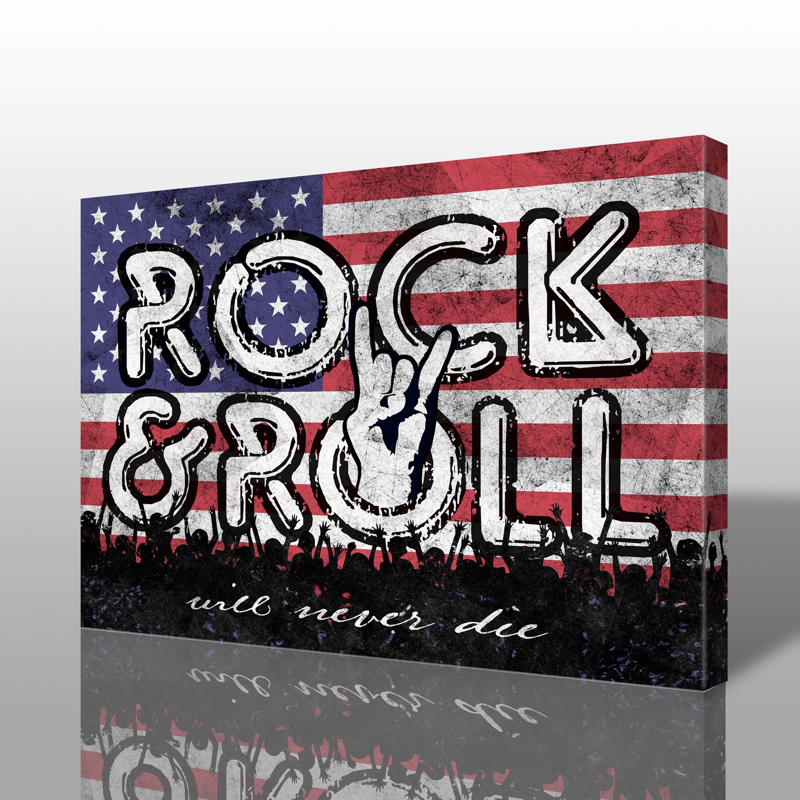 Rock and Roll Canvas Modern Art Home Decor Rock Music Art - Etsy