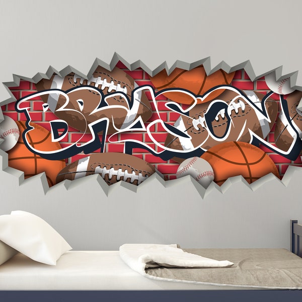 Sports Wall Decal - Etsy