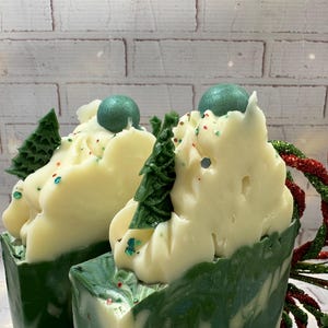 SANTA'S TREE FARM Cold Process Soap, Christmas Soap, Stocking Stuffer ...