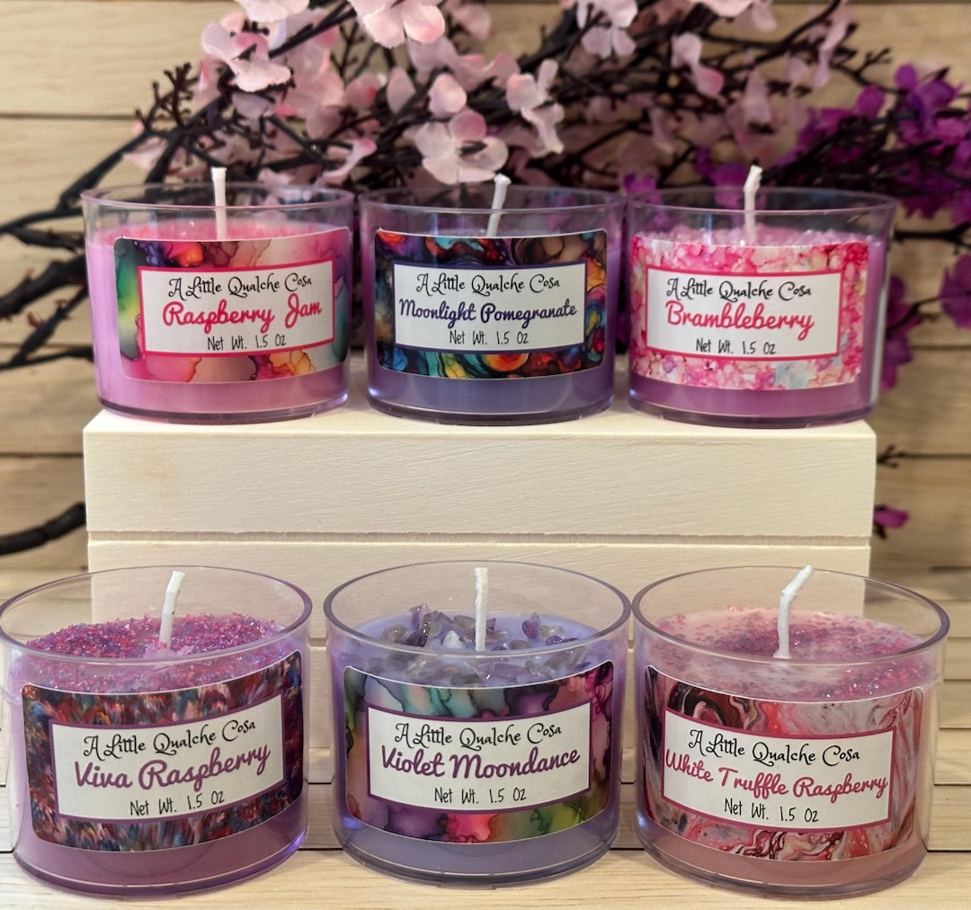 Handmade Soy Blend Mini Candles 1.5 Oz; Gift for Her; Teacher Gift ...