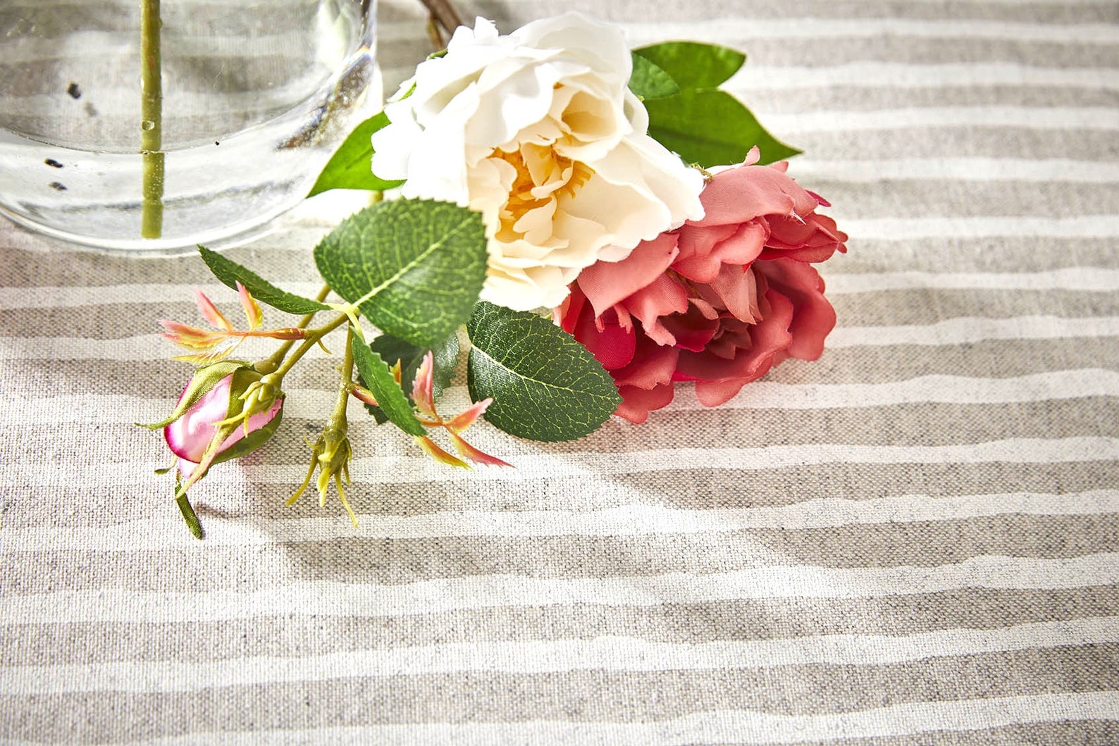 MISTRAL LINEN WHITE Fabric by the Yard 61in Wide Acrylic Cotton Coated ...