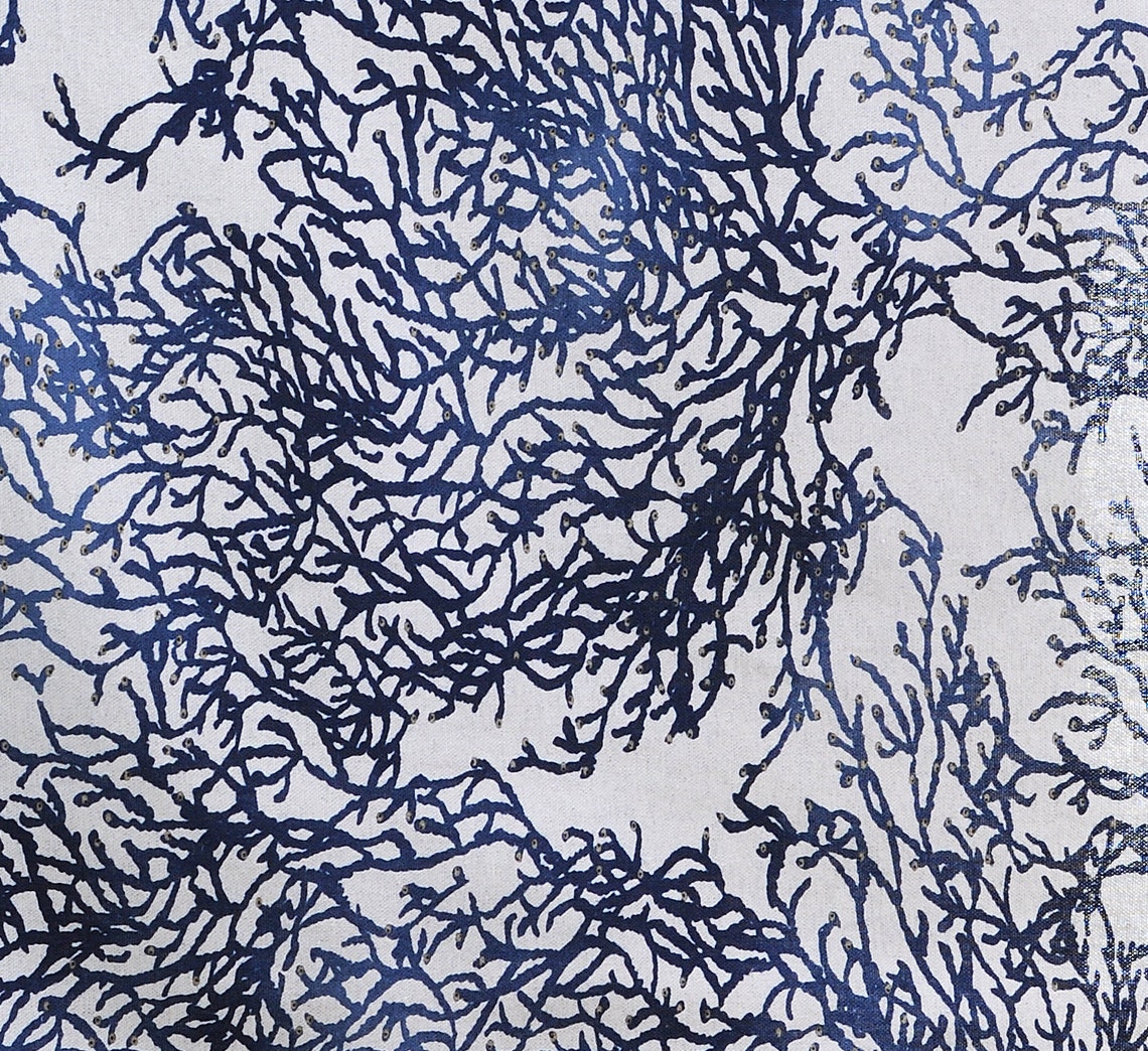 FRENCH RIVIERA BLUE Cotton Coated Rectangle Table Cloth | Etsy