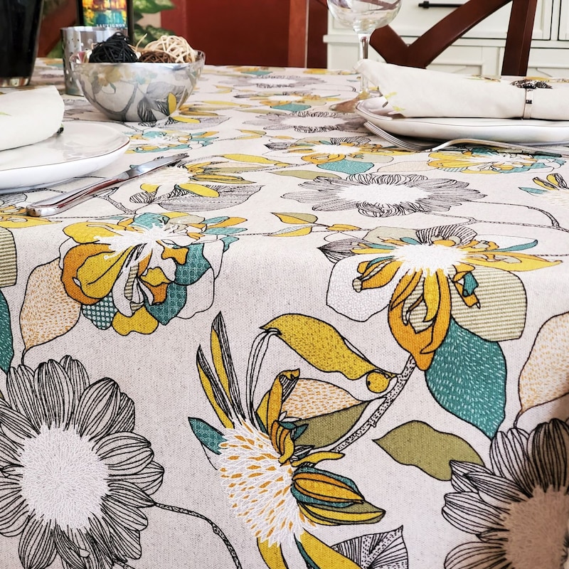 Oval Tablecloth - Etsy