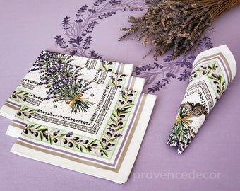 Lavender Napkins - Etsy