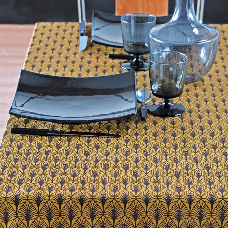 Modern Tablecloth - Etsy