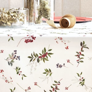 70" WILD BERRIES ALLOVER French Country Round Tablecloth - French ...