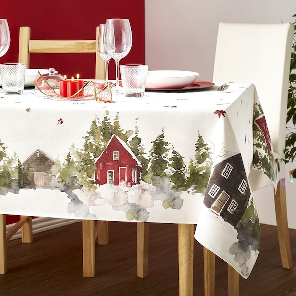 Christmas Tablecloth - Etsy