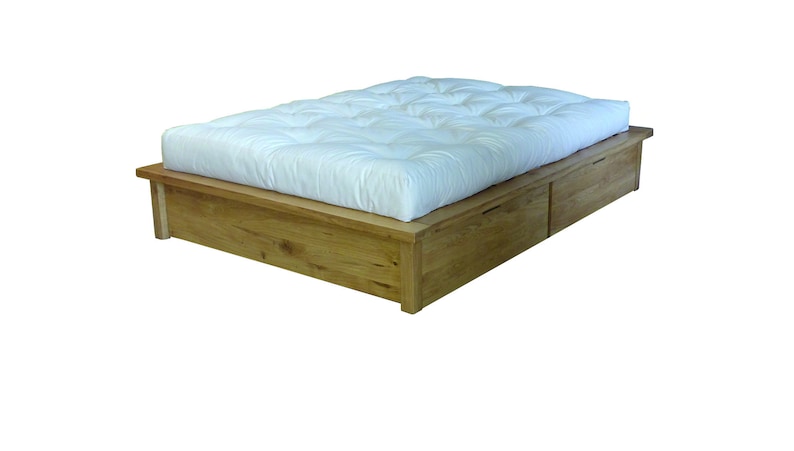 EDO Bed Solod Wood Oak - Etsy