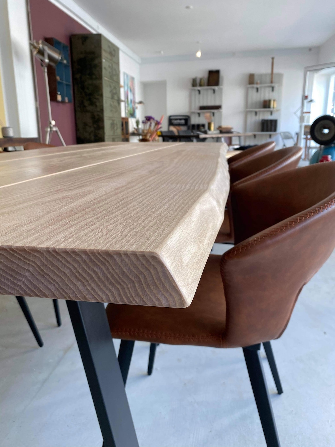 NORDIC-02 NATURAL Solid Wood ASH Dining Table - Etsy