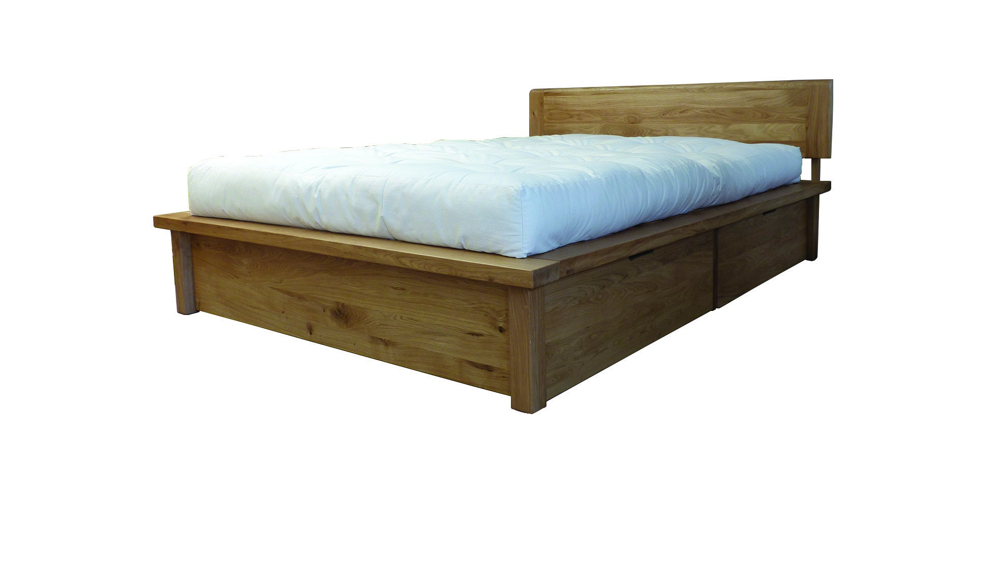 EDO Bed Solod Wood Oak - Etsy