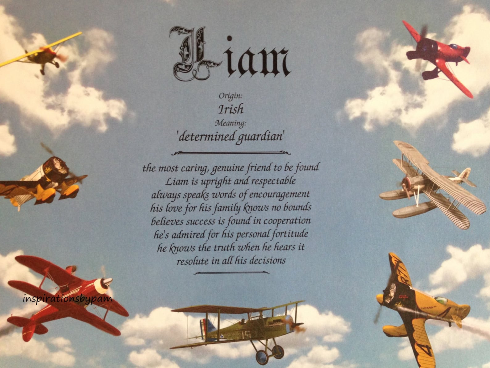 Liam nombre que significa arte impreso-nombre que significa arte ...